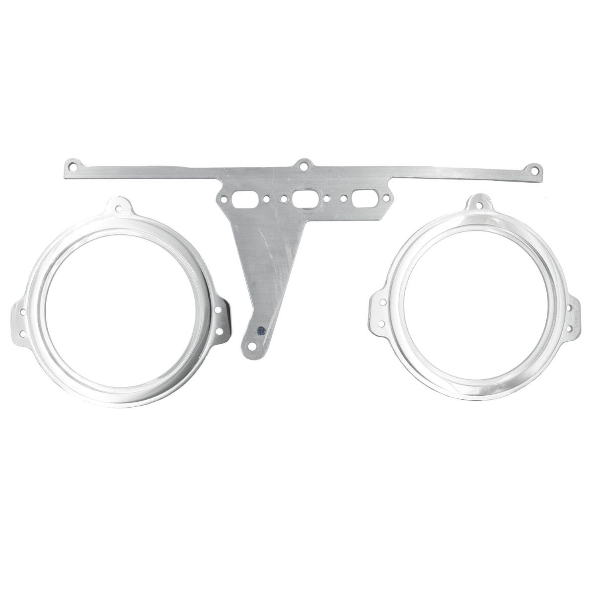 DIRECT FIT DASH PANEL, FORD FALCON 66-67, 2 GAUGE, BILLET