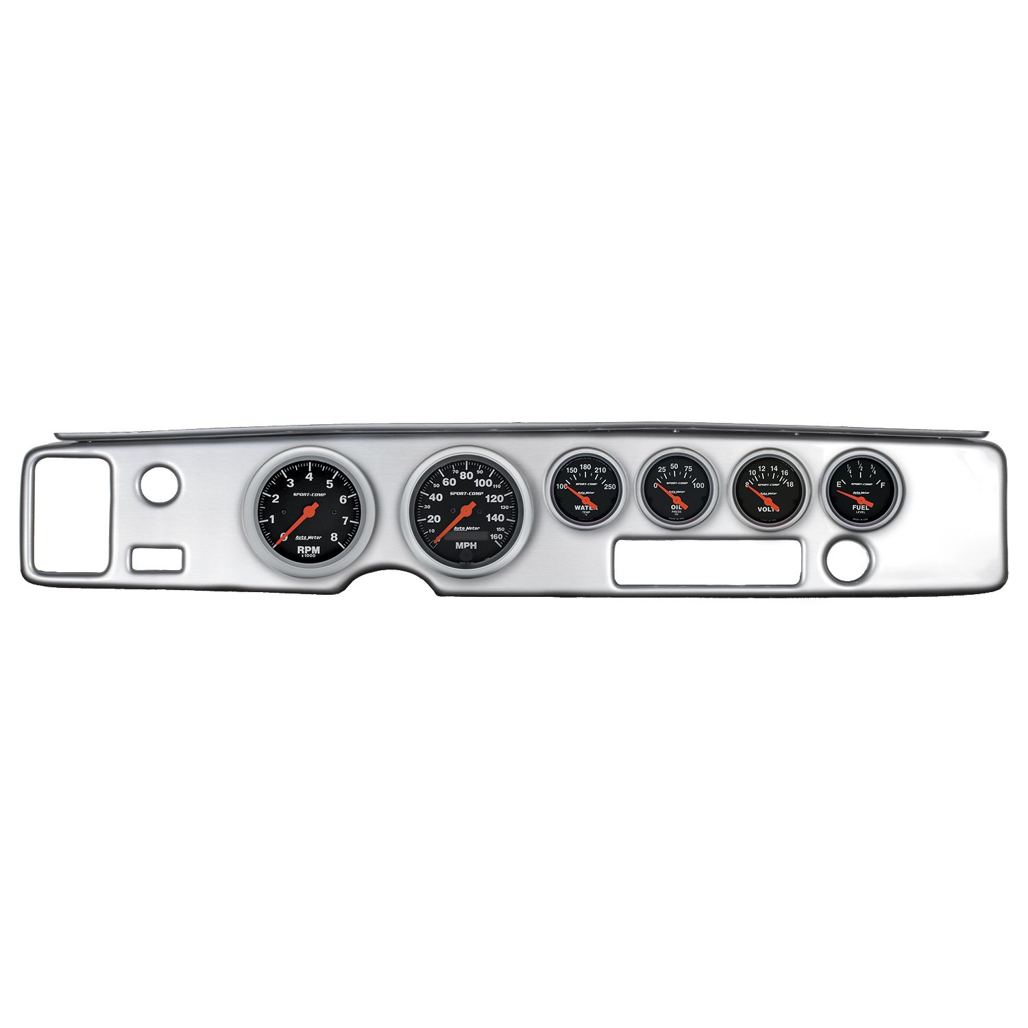 6 GAUGE DIRECT-FIT DASH KIT, FIREBIRD 70-81, SPORT-COMP