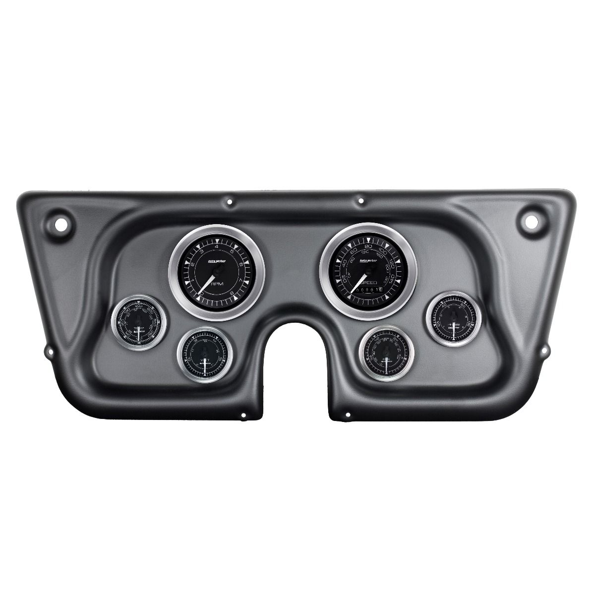 6 GAUGE DIRECT-FIT DASH KIT, CHEVY TRUCK C / K / K5 / SUBURBN 67-72, CHRONO