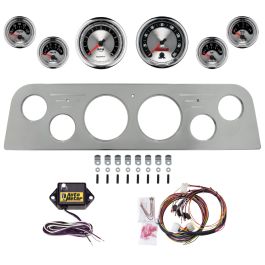 6 GAUGE DIRECT-FIT DASH KIT, GMC TRUCK 60-61, AMERICAN MUSCLE